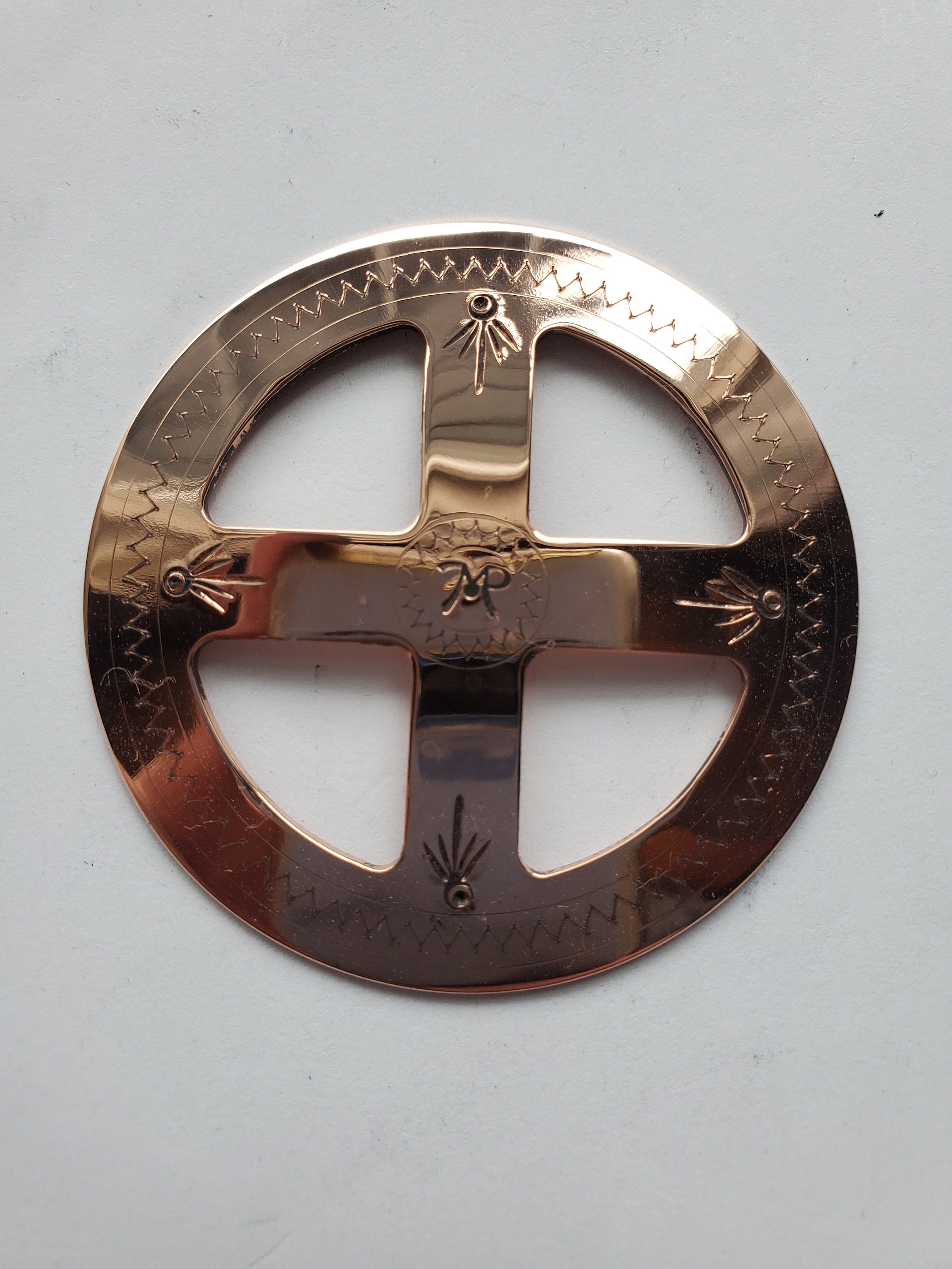 2 Inch Copper Medicine Wheel - Etsy