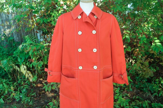 Misty Harbor 70s Orange Raincoat - Gem