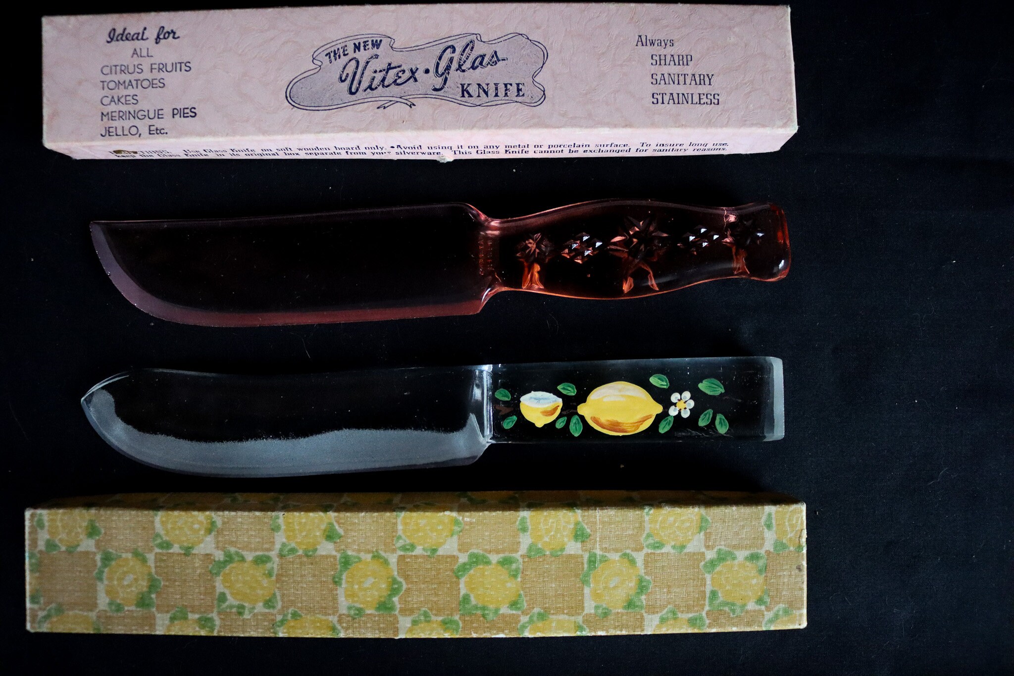 Vintage Glass Knife