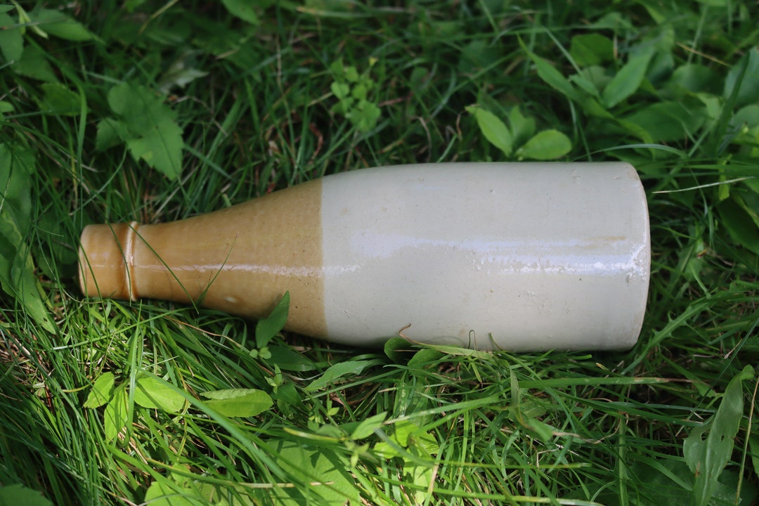 Antique Beer Bottle Clay Bottle - Etsy
