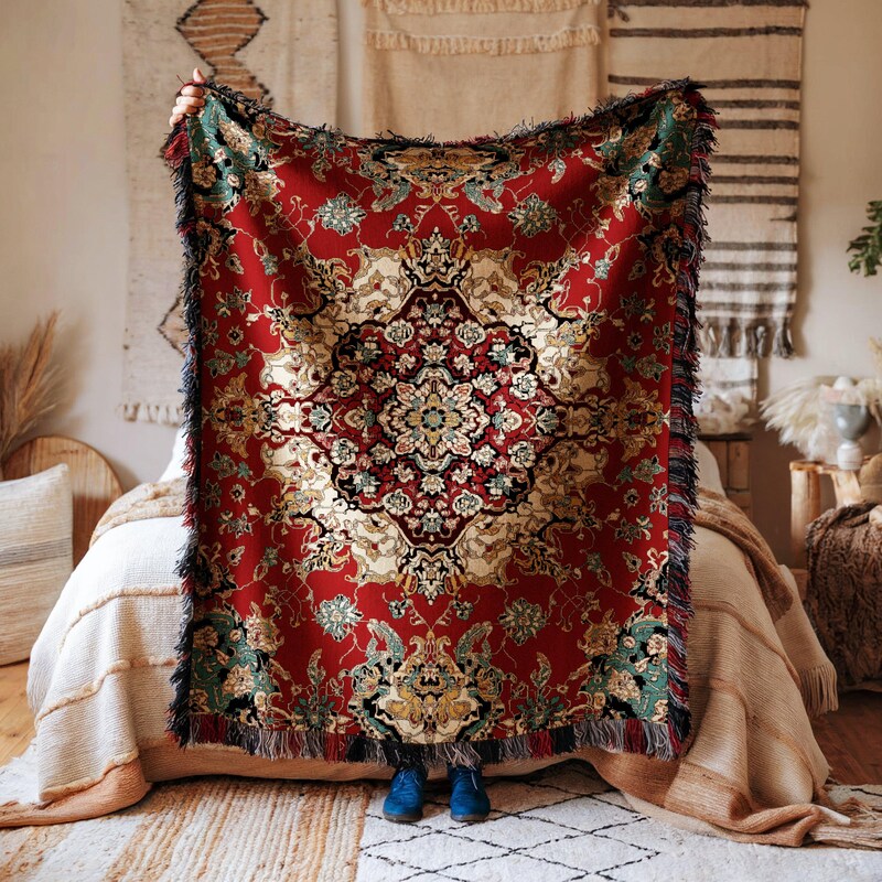 Moroccan Blanket - Etsy