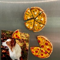 Mini Pizza Magnet - Etsy
