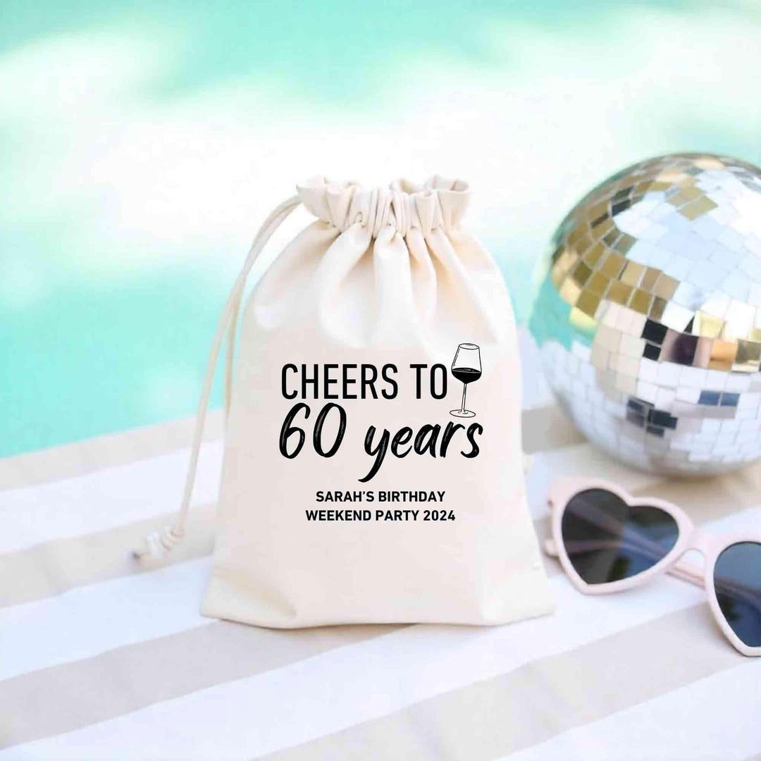 Cheers to 50 Years Favors Bag - Welcome Bag - Hangover Kit - Survival ...