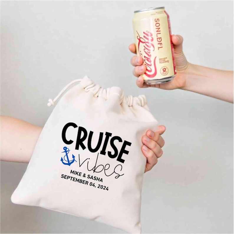 Cruise Vibes 2025 Bag - Cruise Vacation Drawstring Bag - Cruise Ship ...
