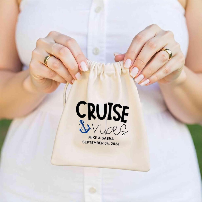 Cruise Vibes 2025 Bag - Cruise Vacation Drawstring Bag - Cruise Ship ...