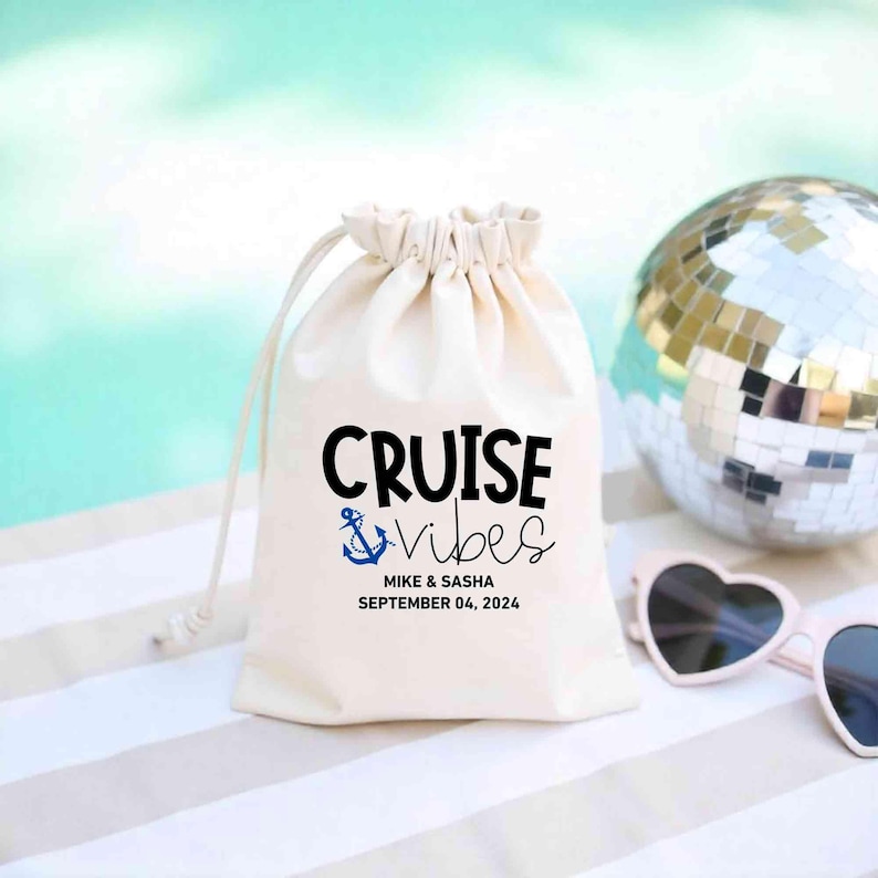 Cruise Vibes 2025 Bag - Cruise Vacation Drawstring Bag - Cruise Ship ...