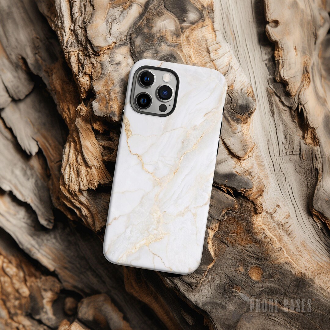 Melted Pearl - Phone Case From Marble Stone Collection - Tough Glossy ...