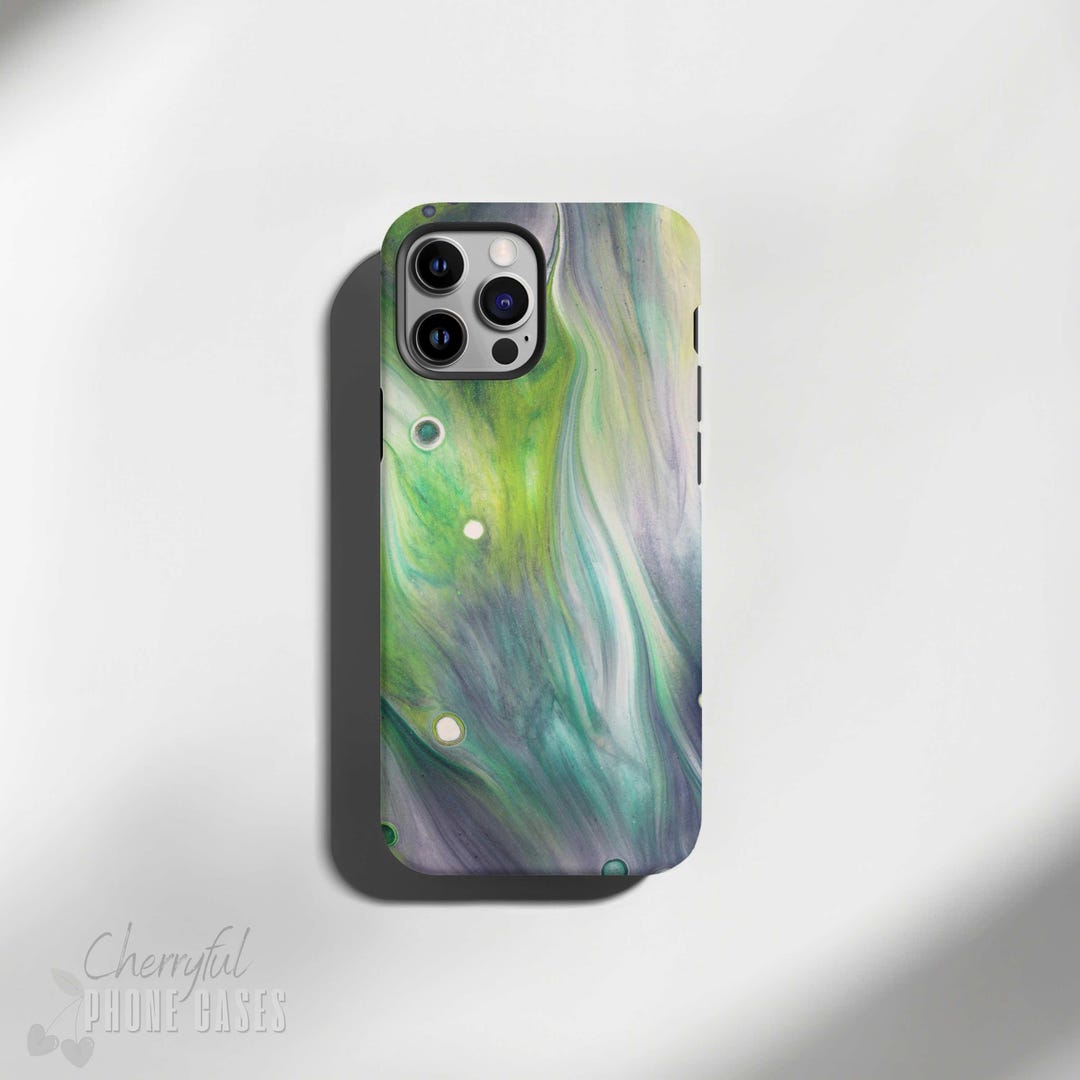 Algae Bloom - Phone Case From Paint Splash Art Collection - Tough ...