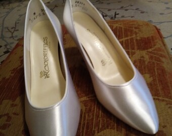 White 3 Inch Heels - Etsy