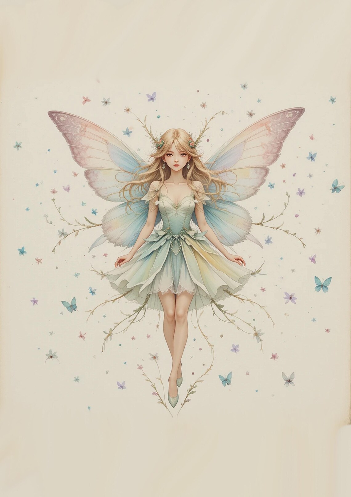 Watercolor Fairytale Poster - Etsy