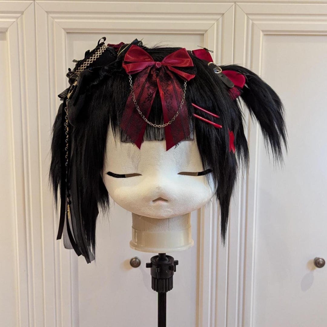 Sleeping Vampire Fursuit Head, Handmade Cosplay Costume - Etsy