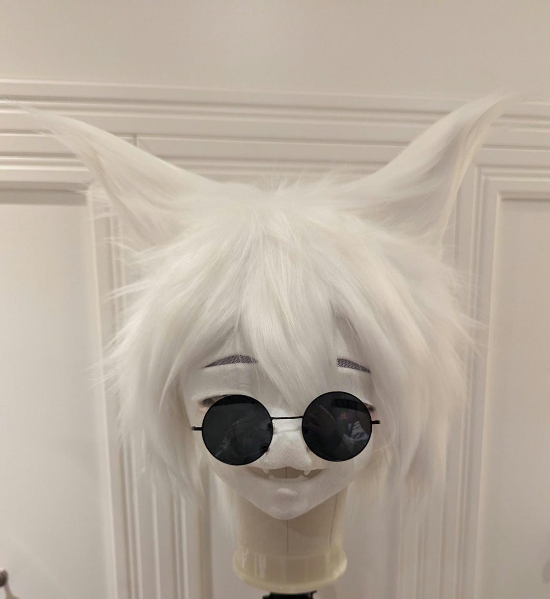 Gojo Cat Kigurumi / Fur Head / Cute Furry Head / Furry Cos / New Fur ...