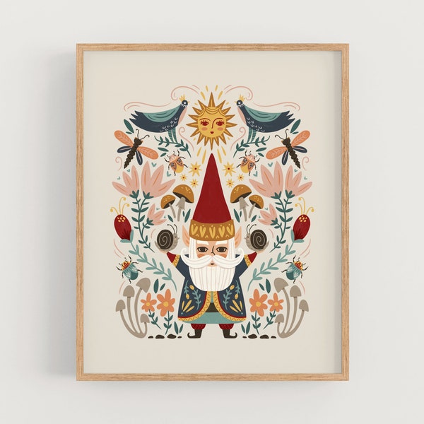Gnome Art - Etsy
