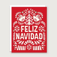 Feliz Navidad Printable Card | Instant Download | Spanish Christmas ...