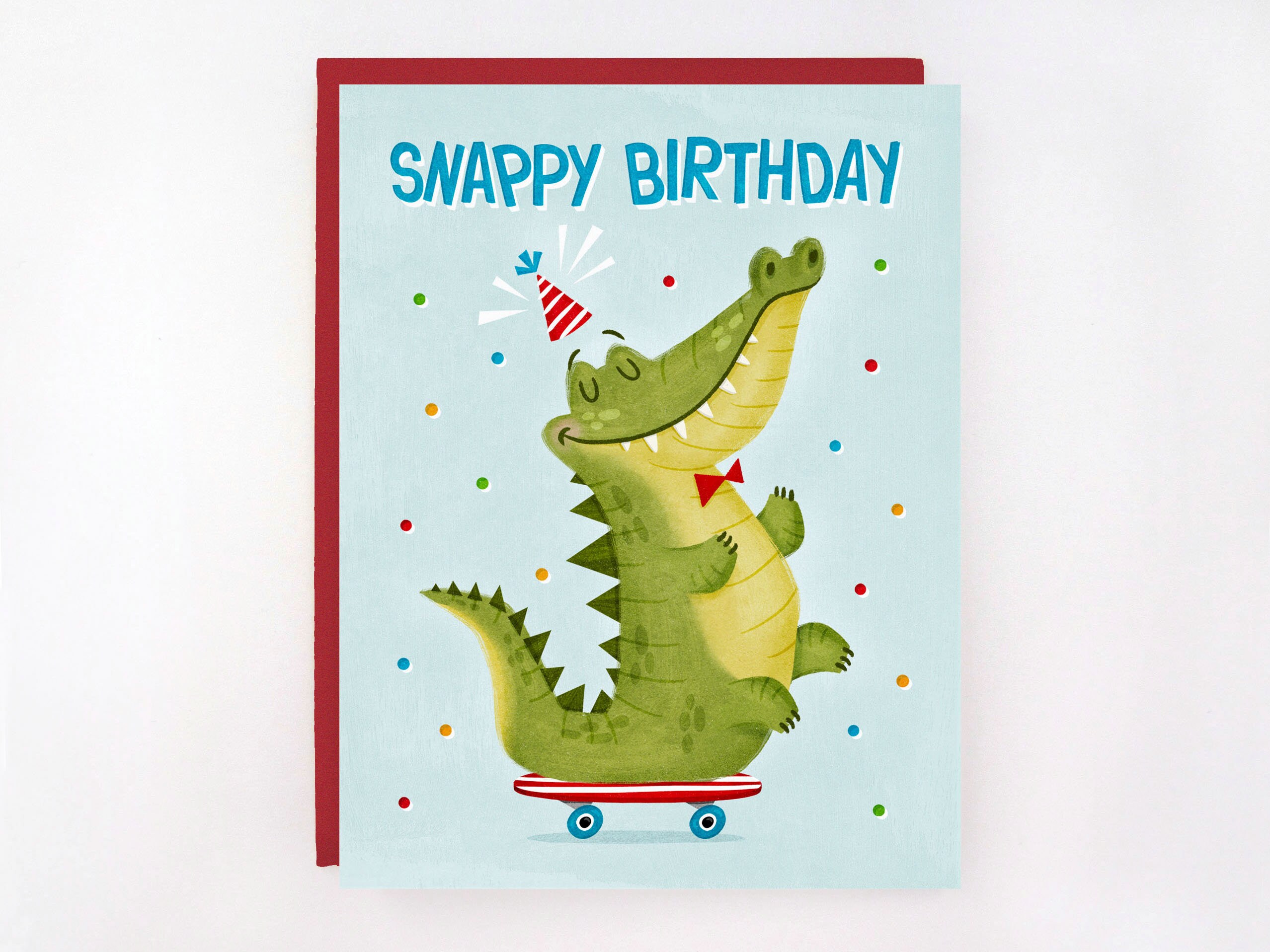 Snappy Birthday Alligator Greeting Card | Etsy