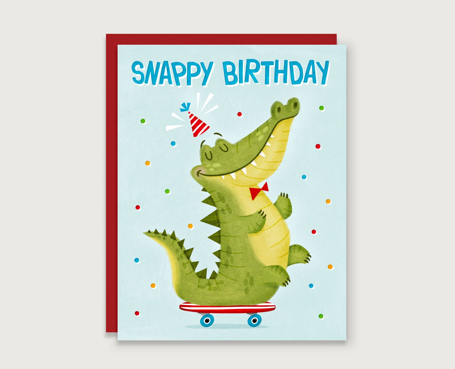 Snappy Birthday- Alligator Greeting Card - Etsy