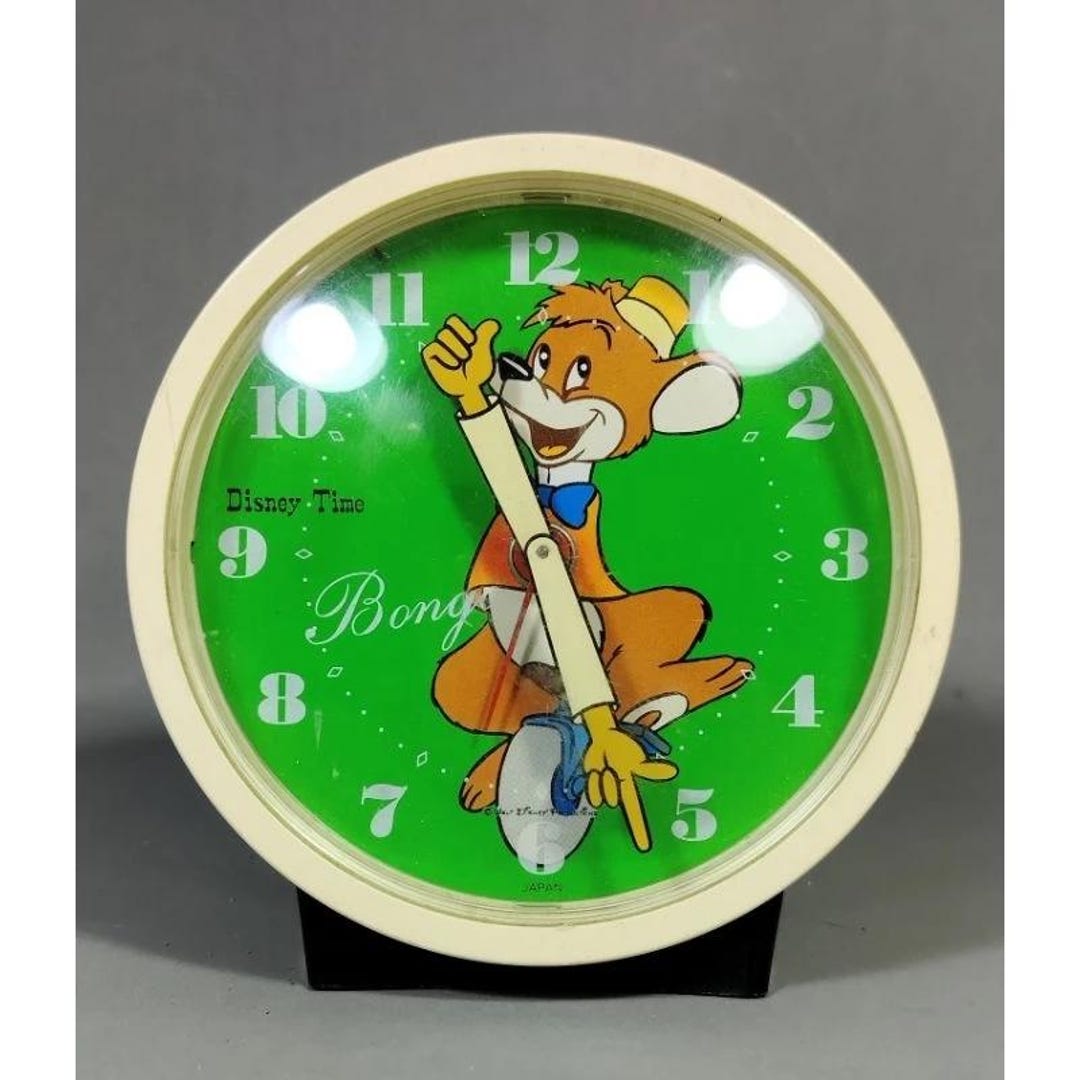 Vintage Seiko Disney Time Wind-up Alarm Clock – 1960s Bongo Design ...