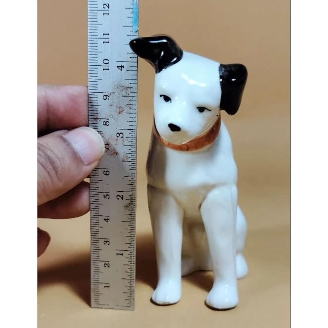 Vintage 1980 RCA Victor Nipper Dog Figurine: HMV Ceramic Collectible - Etsy