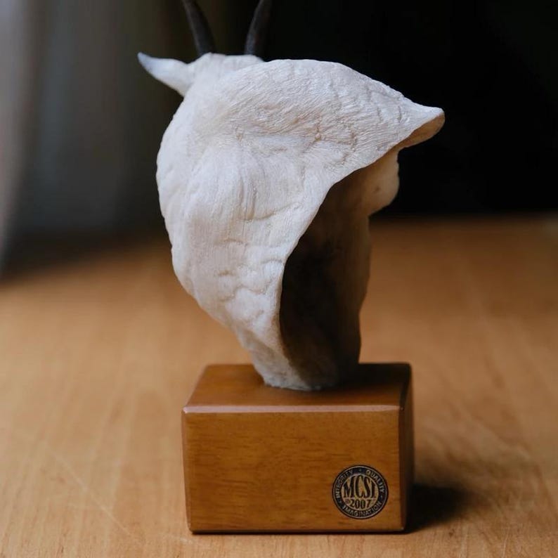 Vintage 2000s Mountain Goat Bust Statue by Mill Creek Studio – Resin ...
