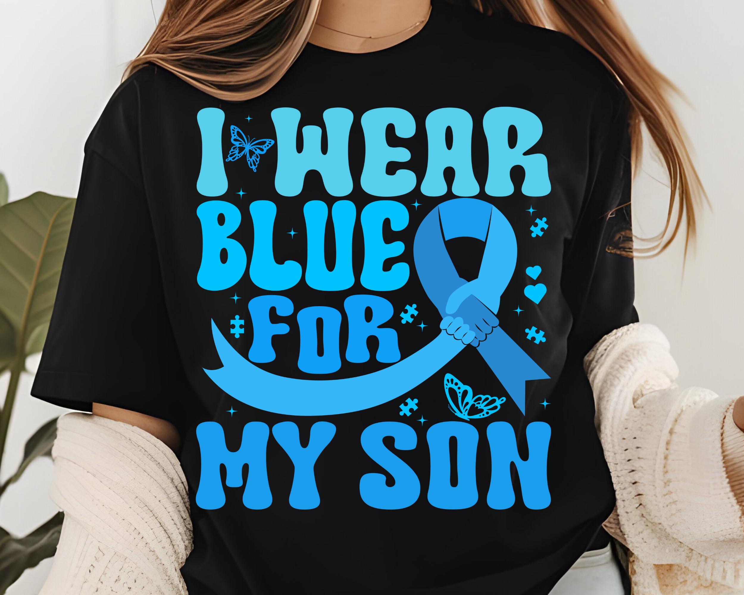 Autism Family Bundle, I Wear Blue for Autism Awareness, Autism ...