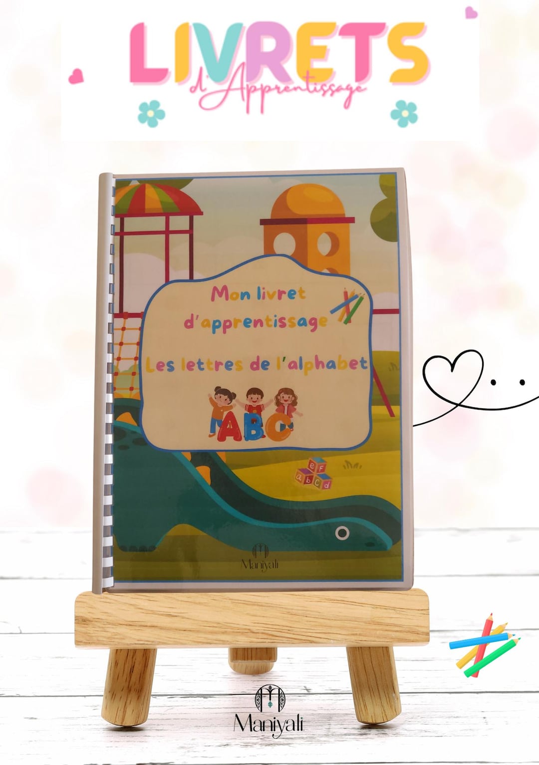 Alphabet Letters Learning Booklet, Educational Support for Children ...