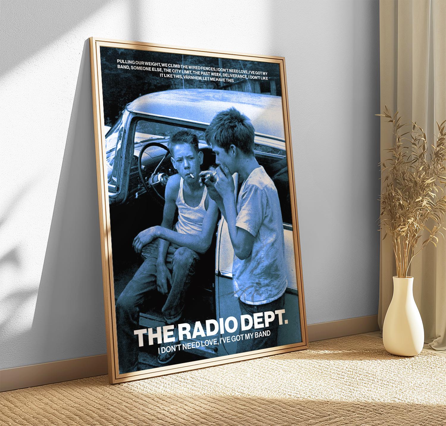The Radio Dept Digital Art Poster, Dreampop Poster, Shoegaze Poster ...
