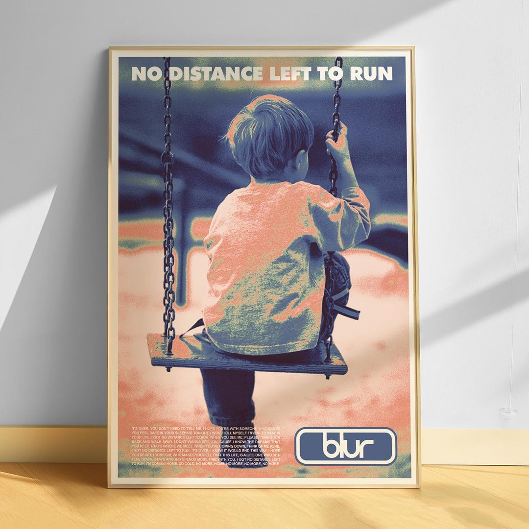 Blur Digital Art Poster, Britpop Poster, Alternative Rock Poster, 90s ...