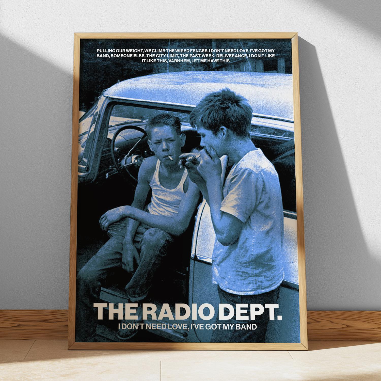 The Radio Dept Digital Art Poster, Dreampop Poster, Shoegaze Poster ...