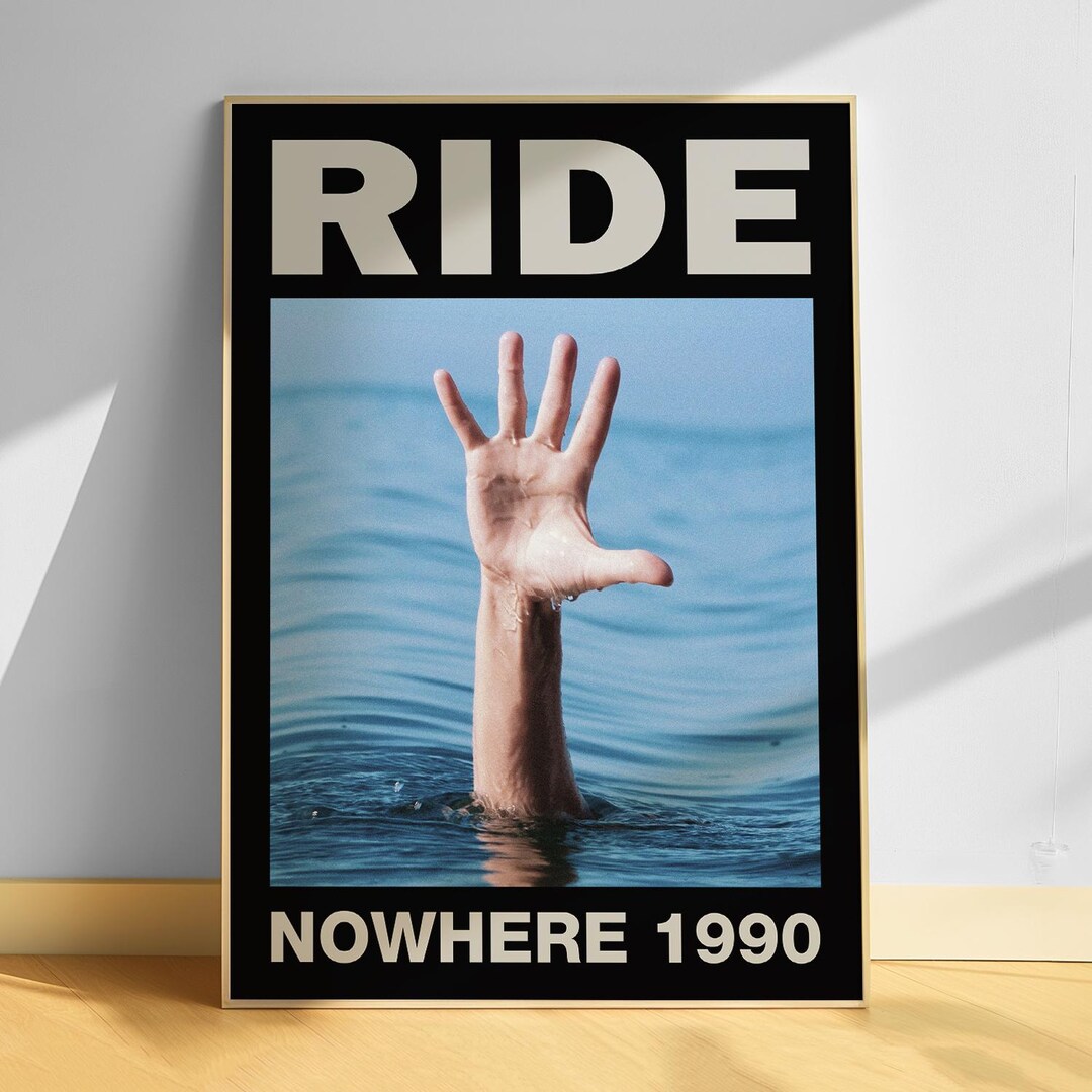 RIDE Band Digital Fanart Poster, Shoegaze Poster, Alternative Rock ...