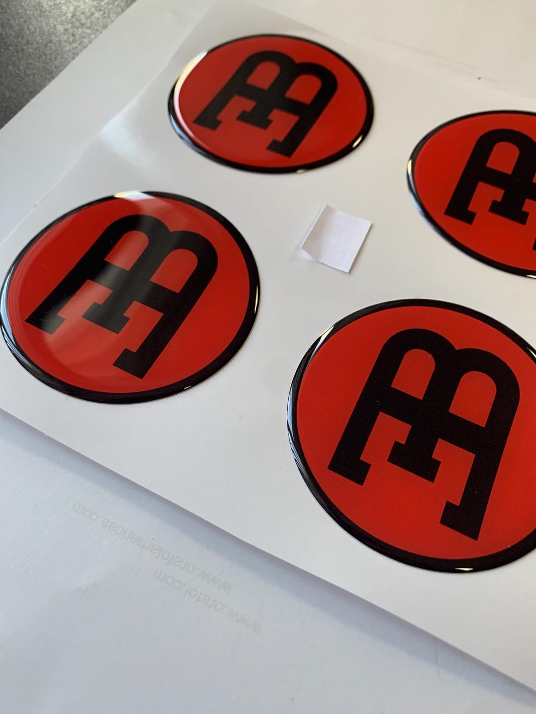 4 X Self-adhesive Vinyl Stickers for Wheel Center Hub Cap/center Rim ...