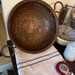 Vintage Copper Colander With Double Iron Handles Rustic Kitchen French ...