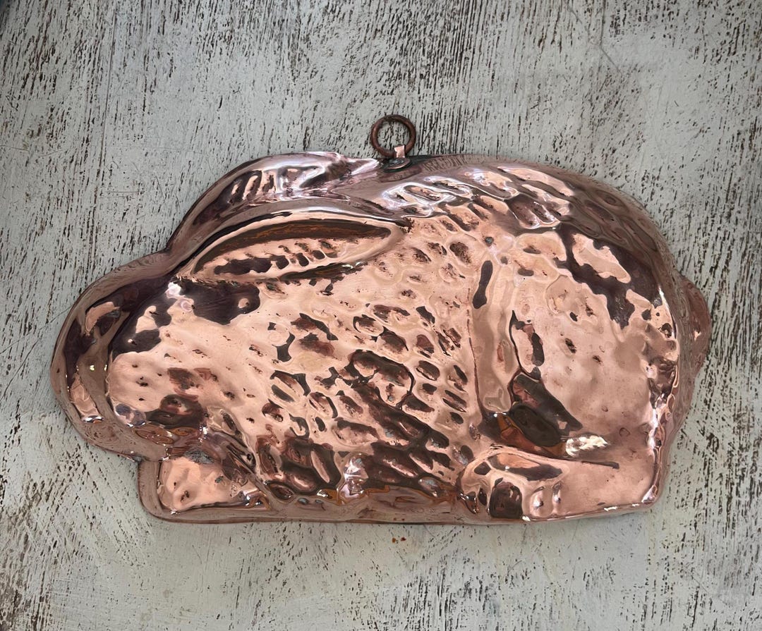 Vintage Copper Bunny Mold ~ Antique Baking Mold or Baking Mood - Etsy