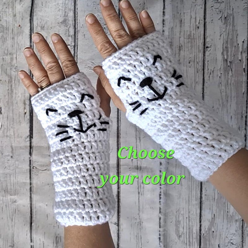 Womens Furry Mittens - Etsy