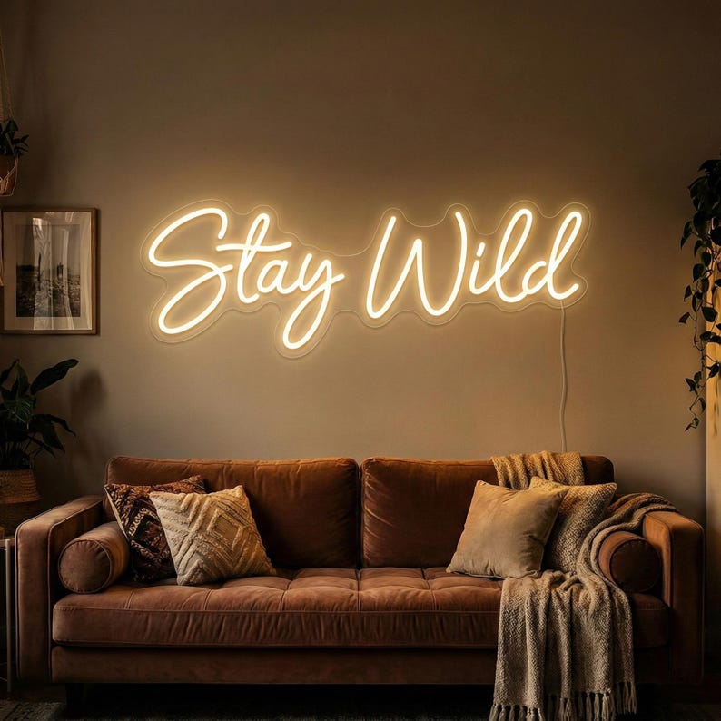 Custom Neon Sign Personalized Name LED Light - Battery Operated Neon ...