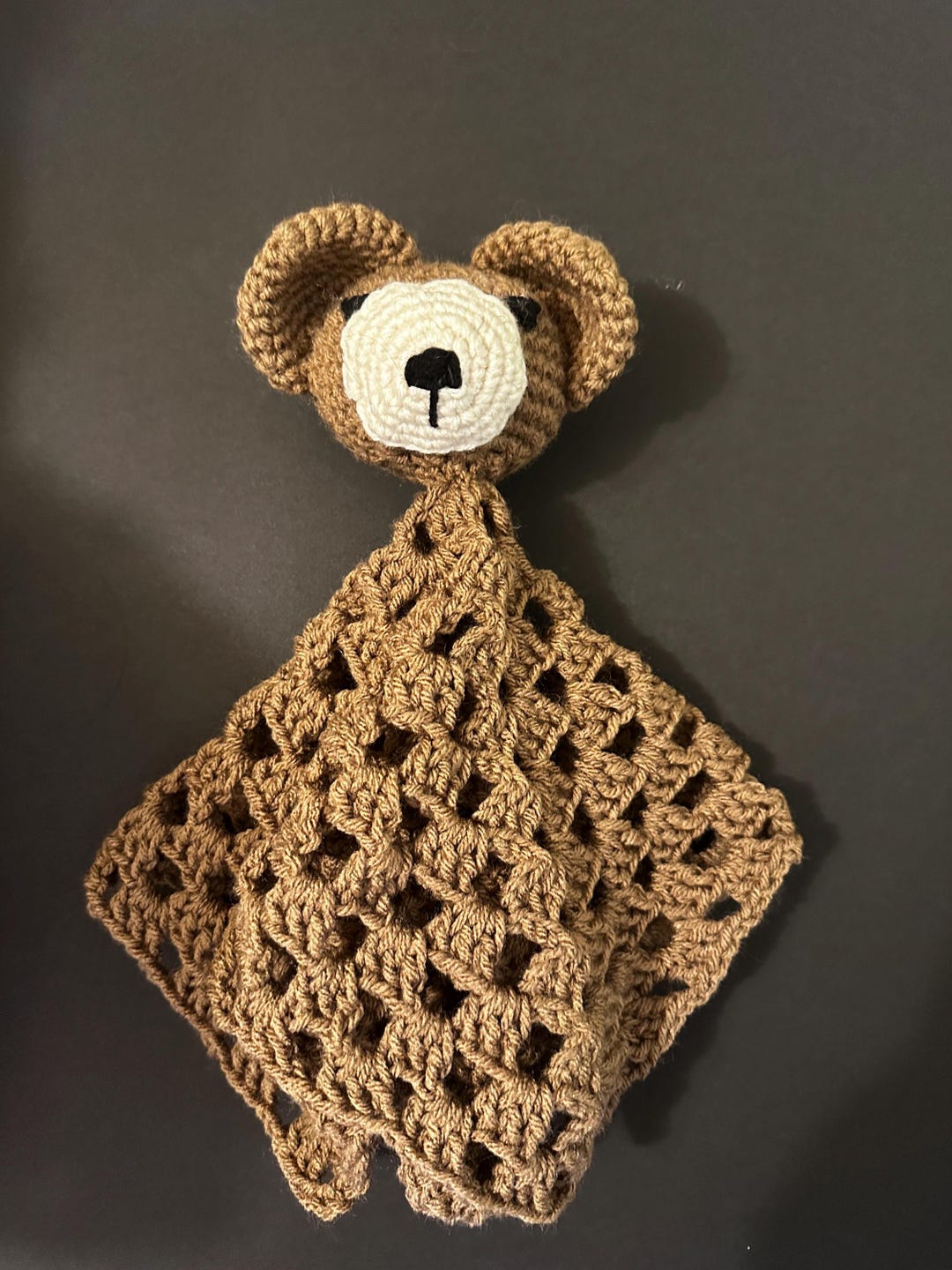 Crocheted Classic Teddy Bear Lovie - This Adorable Teddy Bear is Sure ...