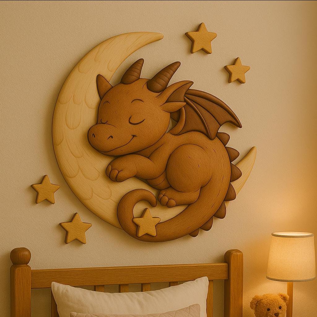 Intarsia Dragon Pattern PDF | DIY Scroll Saw Woodworking Plan ...