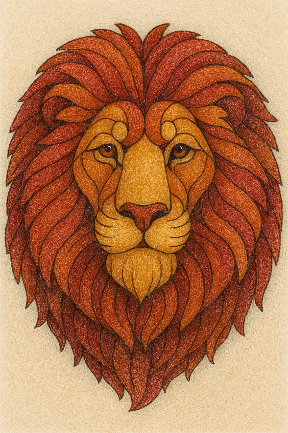 4 Animal Intarsia Scroll Saw Patterns PDF Bundle - Horse, Fox, Lion ...