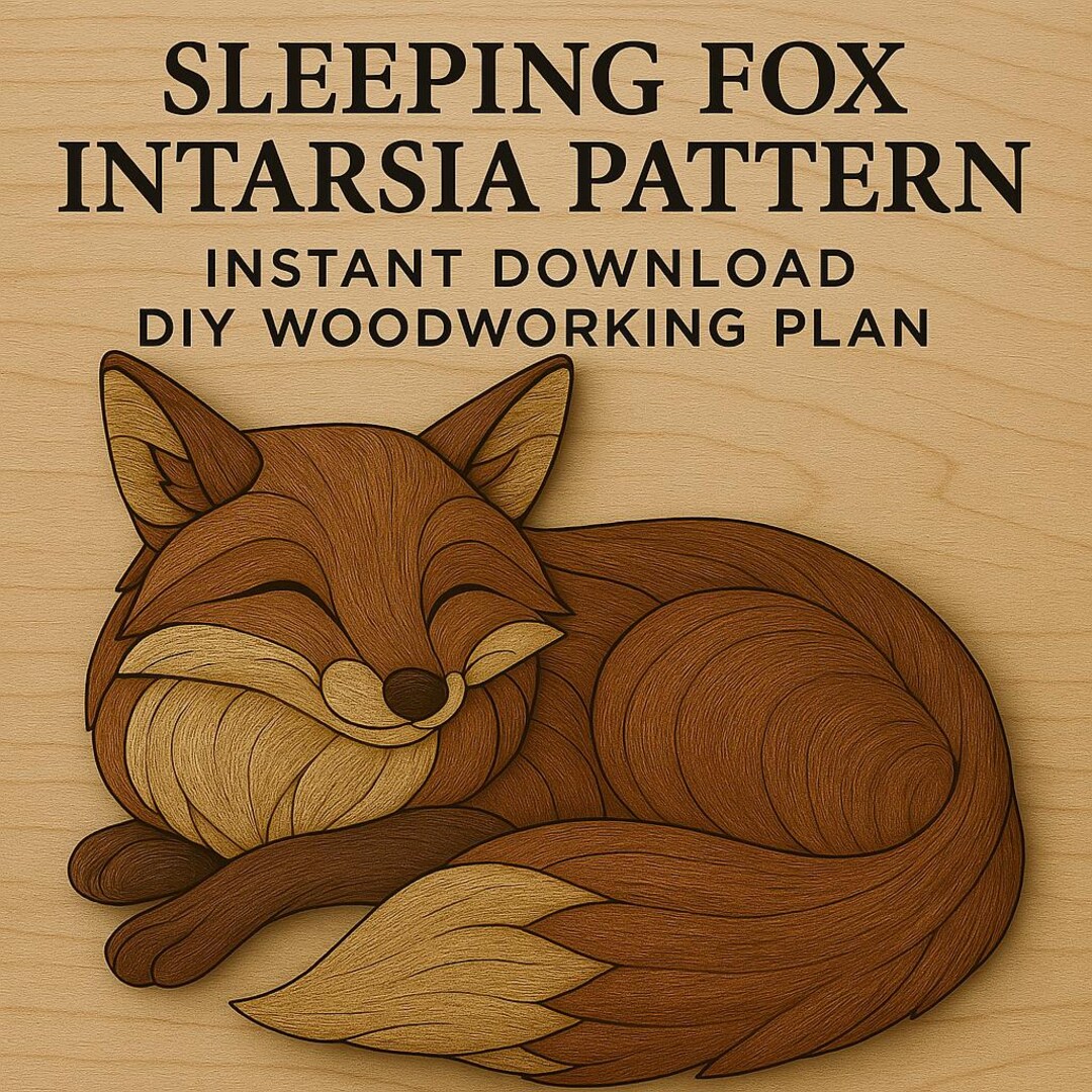Rustic Fox Wall Art Template | Beginner-friendly Woodworking Project ...