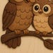 Owl Intarsia Pattern PDF - DIY Scroll Saw Woodworking Plan - Parent and ...
