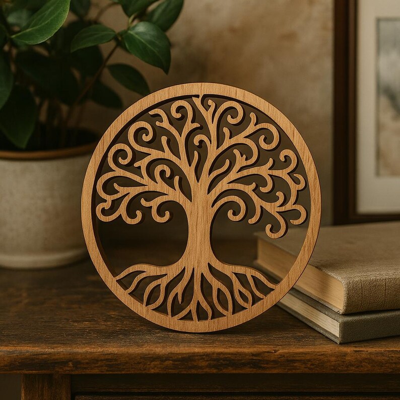 Tree of Life Scroll Saw Pattern • Easy Laser Cut / CNC / Diy ...