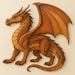 Dragon Intarsia Pattern DIY - Scroll Saw Woodworking Plan PDF - Fantasy ...