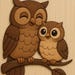Owl Intarsia Pattern PDF - DIY Scroll Saw Woodworking Plan - Parent and ...