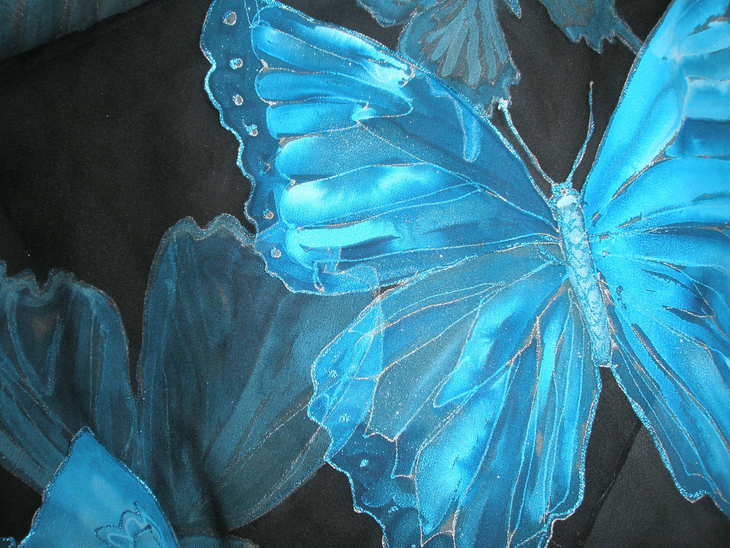 Magic Silk Scarf Custom Made. Handpainted in Your Colors and Motifs ...