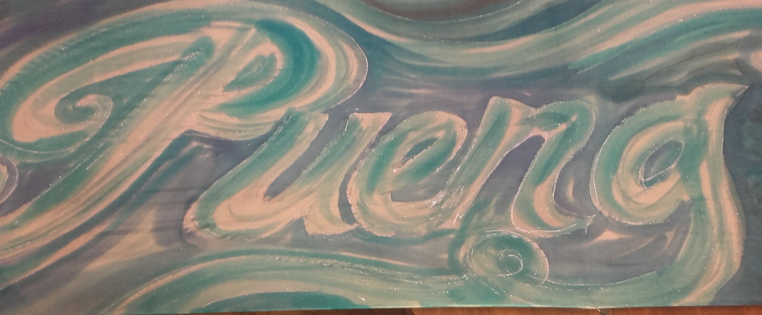 Custom Hand Painted Silk Scarf With Text. Silk Scarf With the - Etsy