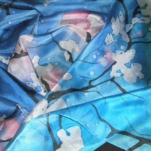 Magic Silk Scarf Custom Made. Handpainted in Your Colors and Motifs ...