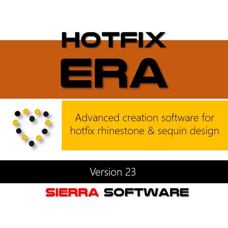 Hotfix Era STANDARD - Rhinestone & Sequin Design Software - by Sierra ...