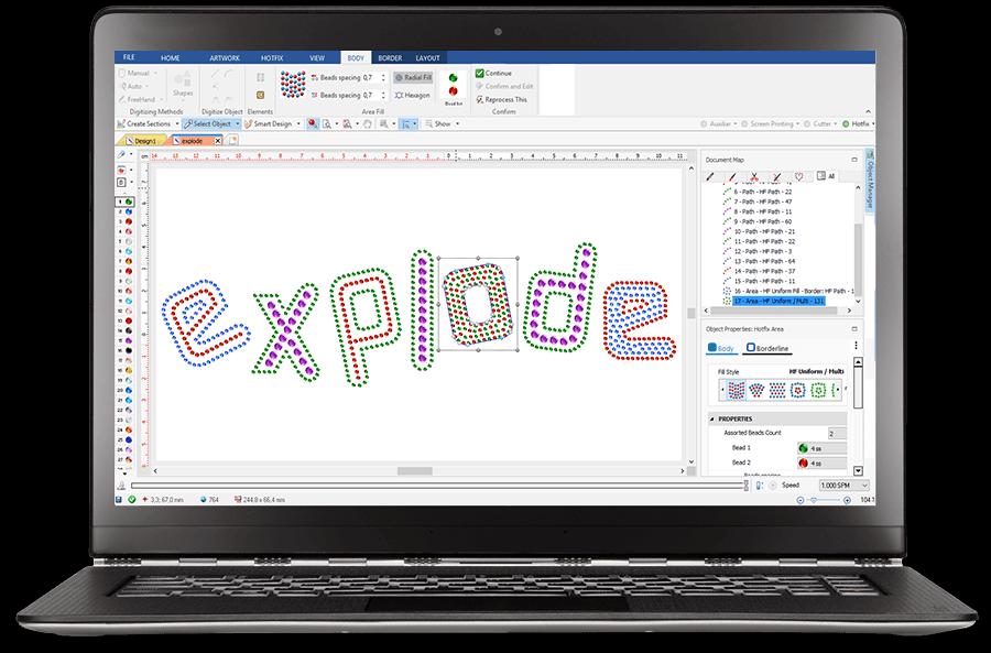 Hotfix Era STANDARD - Rhinestone & Sequin Design Software - by Sierra ...