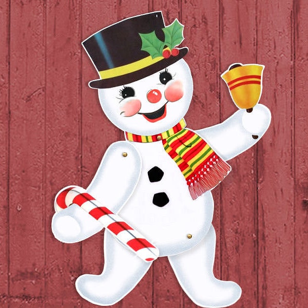 Snowman Puppet - Etsy