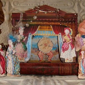 Vintage Steampunk Theater Printable Paper Puppet Paper Doll Music Hall ...