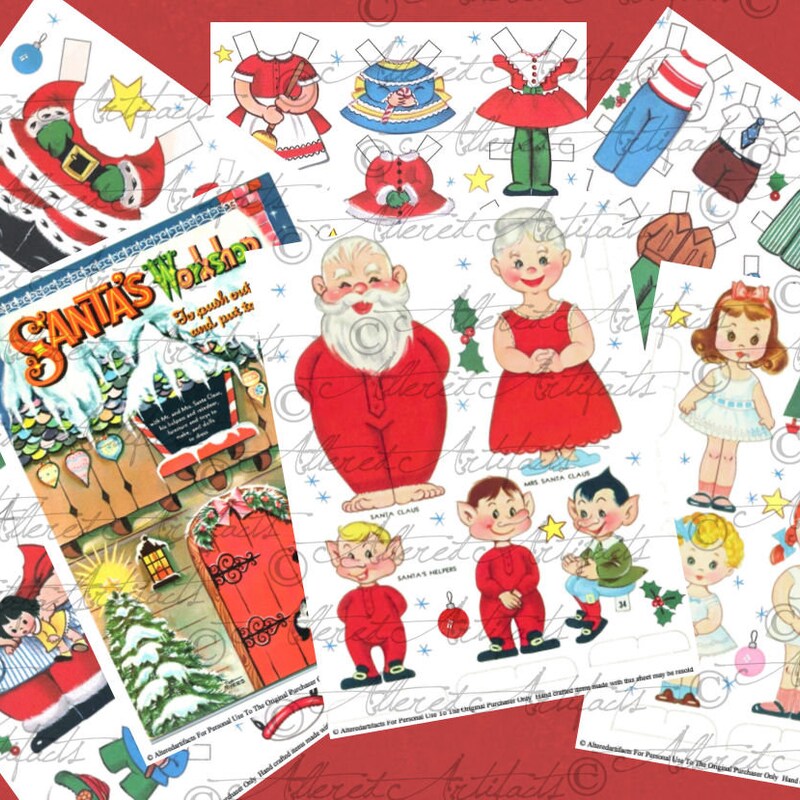 Whitman Paper Dolls - Etsy